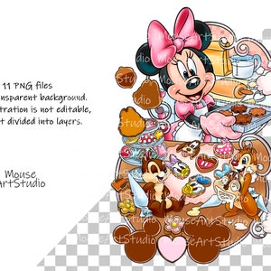 Chefs, Minnie PNG, Mickey Mouse, Daisy Duck, Donald, Goofy, Pluto ...
