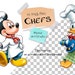 Chefs Minnie PNG Mickey Mouse Daisy Duck Donald Goofy - Etsy