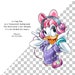 Daisy Duck Pretty Daisy PNG Sublimation Design (Download Now) - Etsy