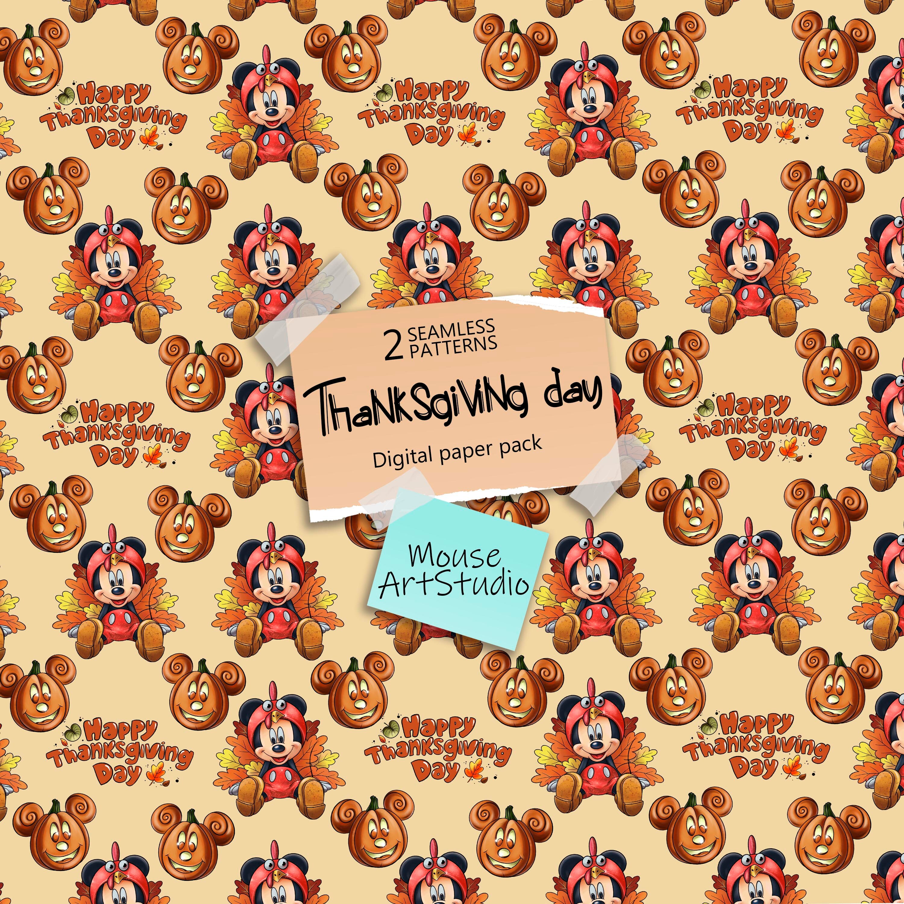 Mickey Mouse Thanksgiving Wallpaper