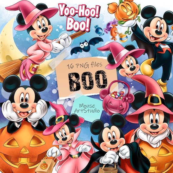 Mickey And Minnie Mouse Halloween Wallpaper