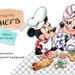 Chefs, Minnie PNG, Mickey Mouse, Daisy Duck, Donald, Goofy, Pluto ...