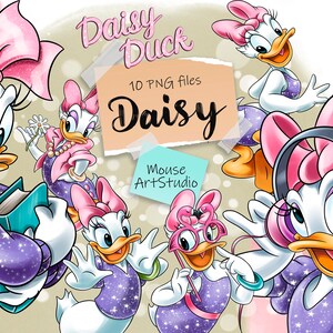 Daisy Duck Pretty Daisy PNG Sublimation Design Digital - Etsy Canada
