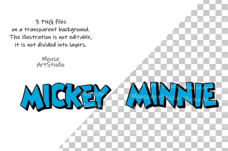 Mickey Mouse, Minnie Mouse PNG, Digital Illustration, Fabric Printing ...