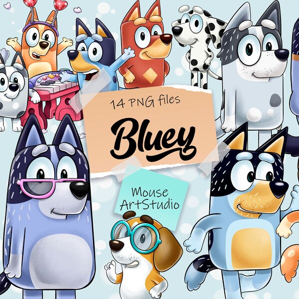Bluey Chloé Rusty - Etsy New Zealand
