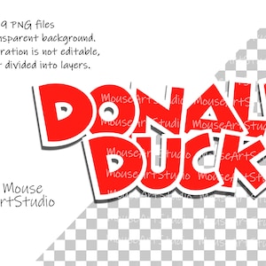 Donald Duck, Donald PNG, Sublimation Design, Digital Illustration ...