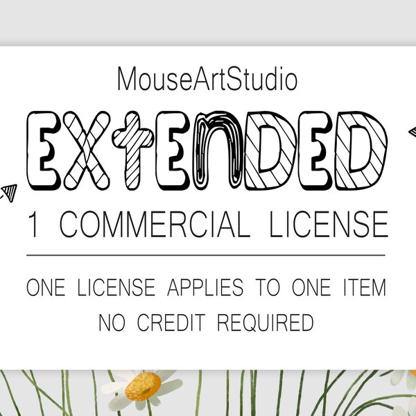 Commercial License Art - Etsy