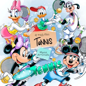 Tennis, Mickey Mouse, Minnie Mouse, Donald and Daisy, Goofy ...