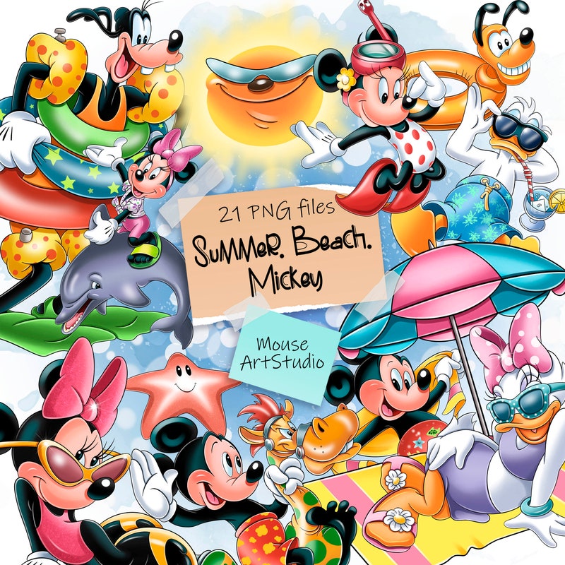 Minnie Pool Party Png - Etsy