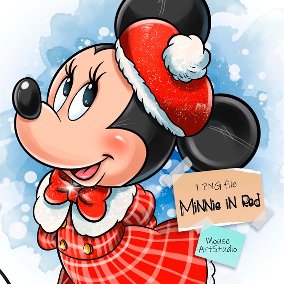 Minnie Mouse In Rosso