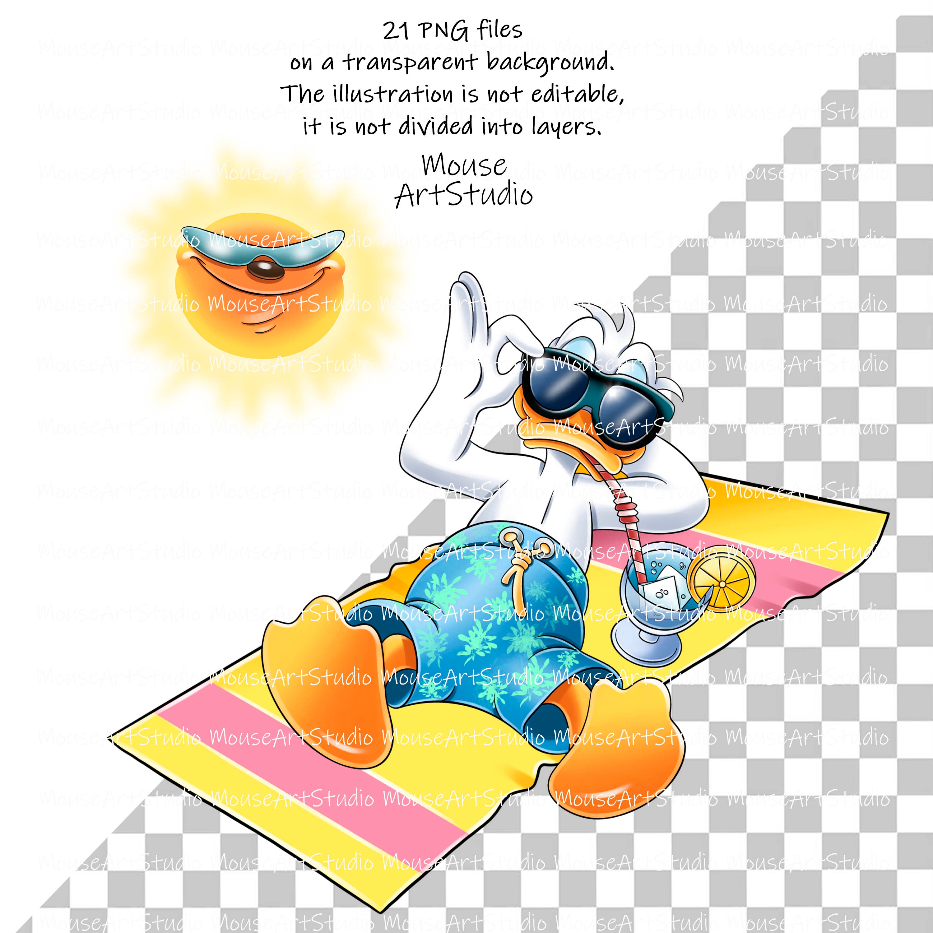 Summer, Beach, Swimming, Minnie, Mickey, Daisy Donald, Goofy ...