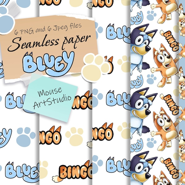 Bluey Scrapbooking - Etsy UK