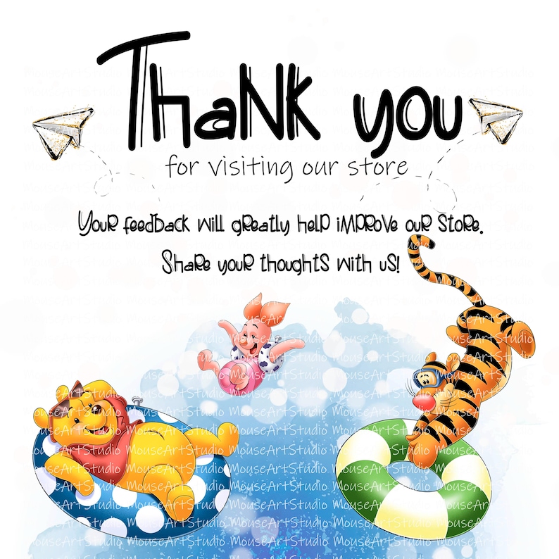 Winnie the Pooh Clipart: Summer Theme PNG Illustrations (digital ...