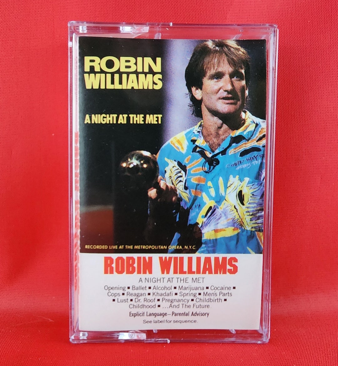 Robin Williams A Night at the Met 1986 Cassette Tape - Etsy