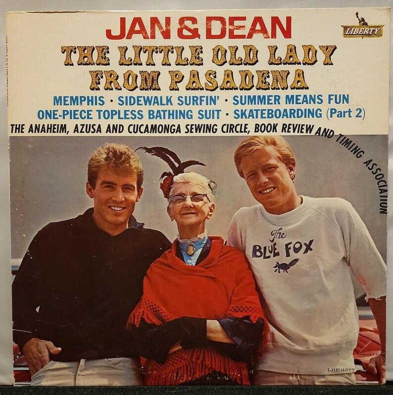 Jan & Dean the Little Old Lady From Pasadena 1964 - Etsy
