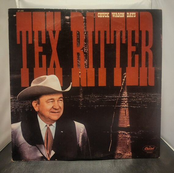 Tex Ritter Chuck Wagon Days Capital Records ST 213 1969 - Etsy