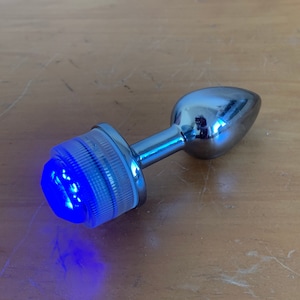 RGB LED Light up Smart Steel Anal Butt Plug Toy With Remote - Etsy