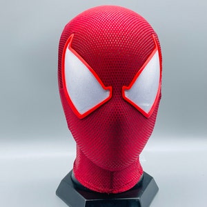Customized Scarlet Spider Man Mask, With Faceshell and Lenses Spider ...