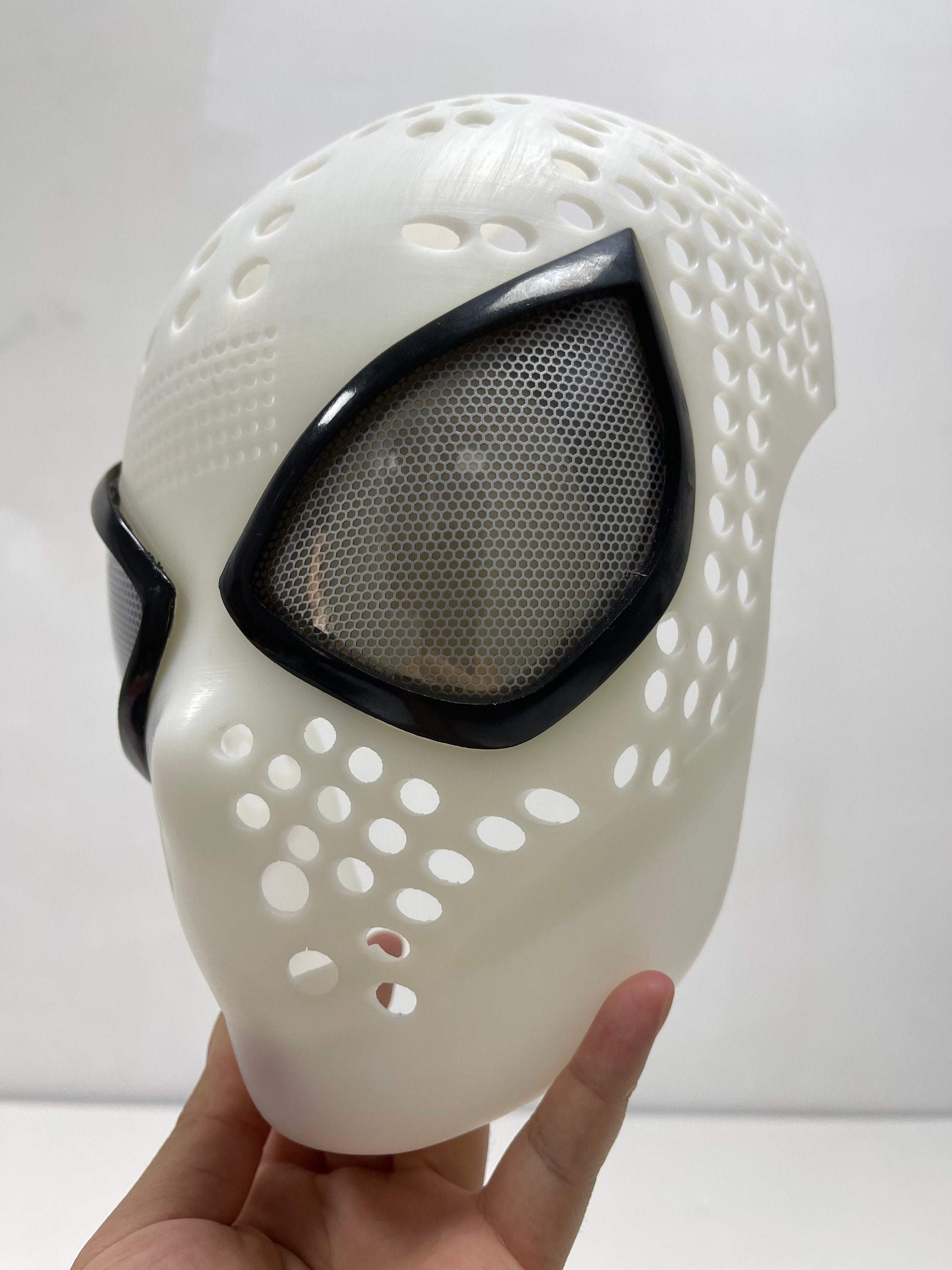 Customized Spiderman Faceshell and Lenses,face Shell and Lenses Black ...