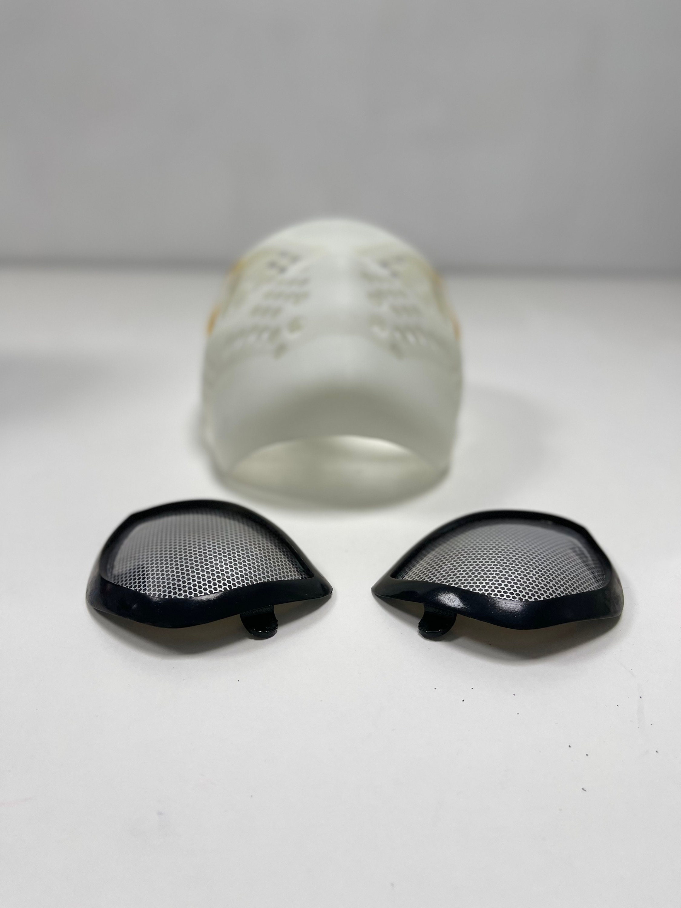 Customized Spiderman Faceshell and Lenses,face Shell and Lenses Black ...