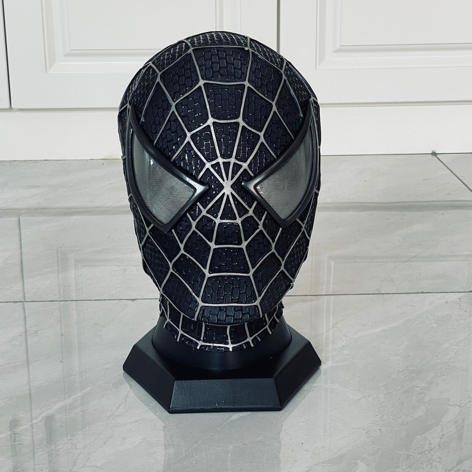 Customized Sam Raimi Spiderman Mask, Black Spiderman Mask Cosplay ...