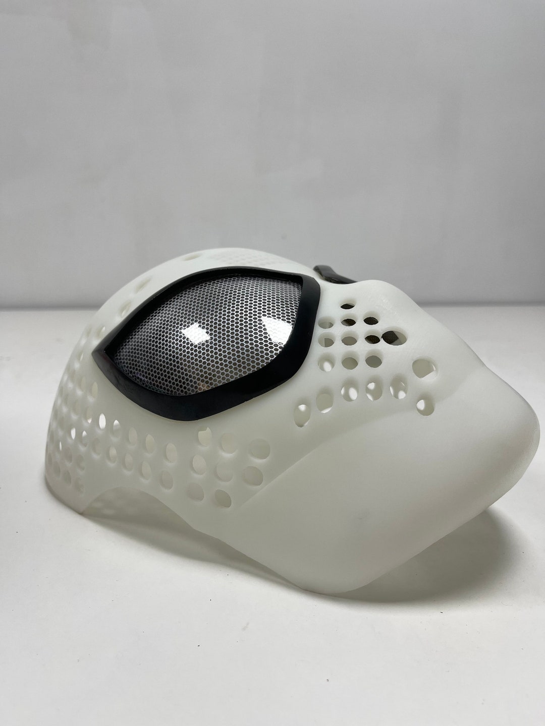 Customized Spiderman Faceshell and Lenses,face Shell and Lenses Black ...