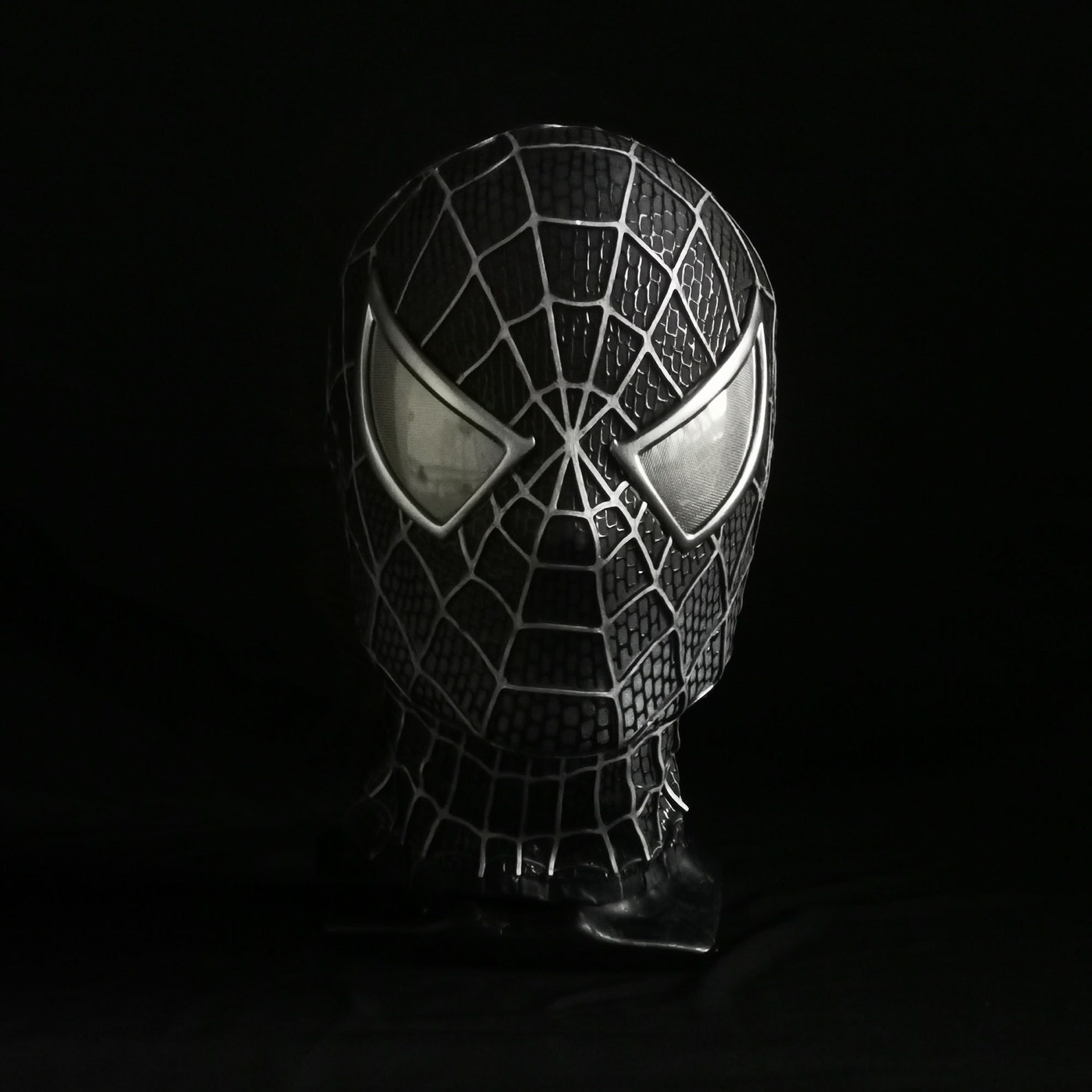 Black Spider-man Mask Cosplay Toby Maguire Spider-man Mask - Etsy