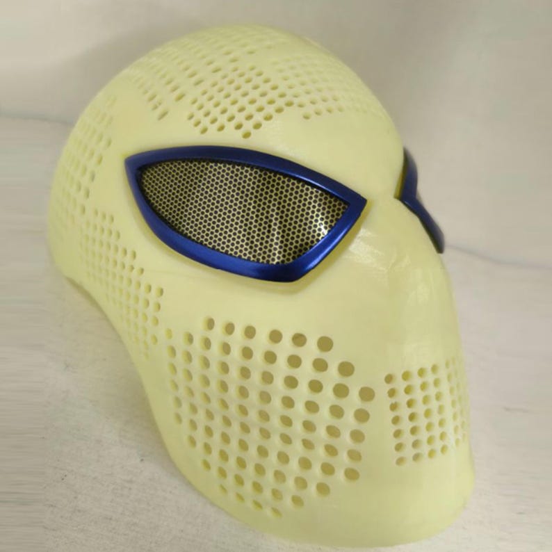 Spiderman 1 Face Shell, Tasm 1, Cosplay With Magnetic Lenses - Etsy