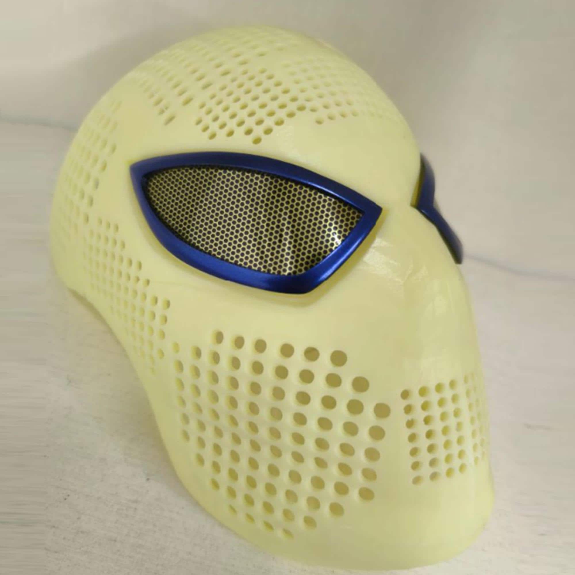 Spiderman 1 Face Shell, Tasm 1, Cosplay With Magnetic Lenses - Etsy