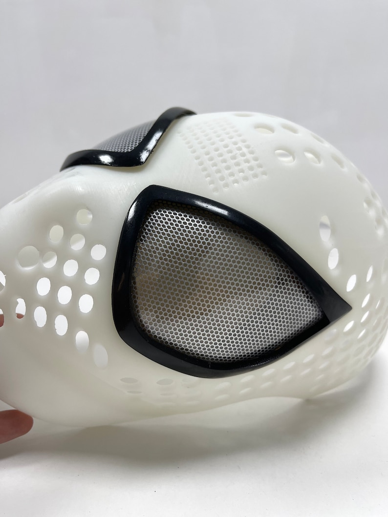 Customized Spiderman Faceshell and Lenses,face Shell and Lenses Black ...