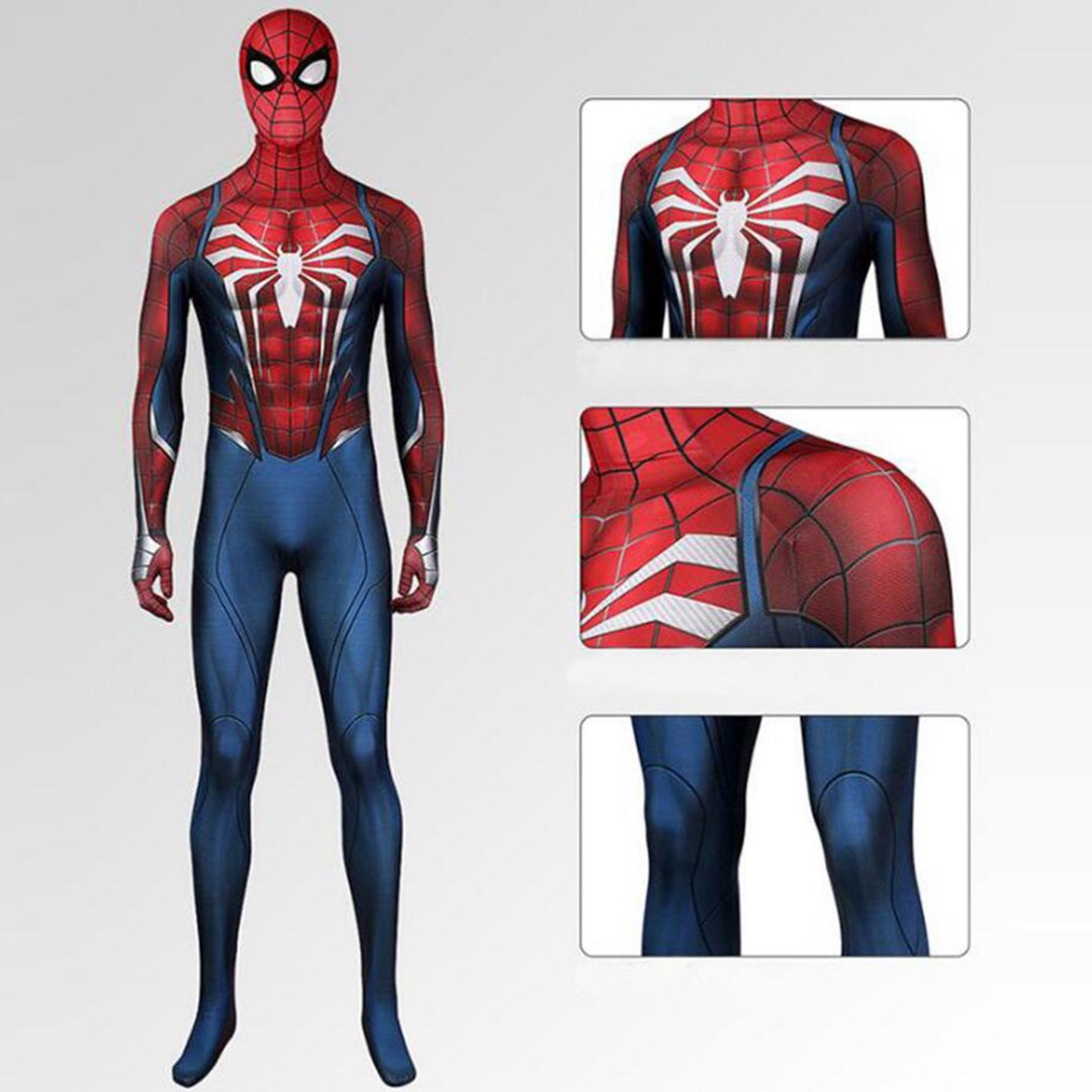 Spider Man PS5 Suit, Cosplay Costume, Halloween Suit, Gift for Him ...