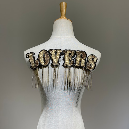 Gold Sequins Beaded Tiger Applique Handmade Sew on Patches for - Etsy