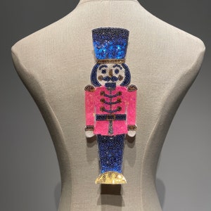 Sequined Nutcracker Sew on Patch- Christmas Shirt Applique - Etsy