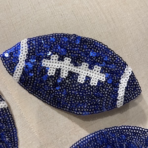 Gold Sequins American Football Iron on Patch for Sweatshirt and Game ...