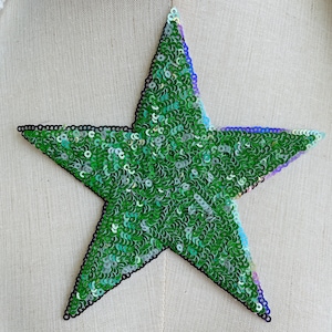 Taylor Sequins Star Iron-on Patch - Sparkling Embellishment for DIY ...