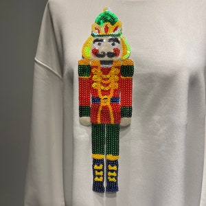 Large Sequins Nutcracker Sew on Patch - Combo Applique - Custom Clothing Embellishment - Etsy