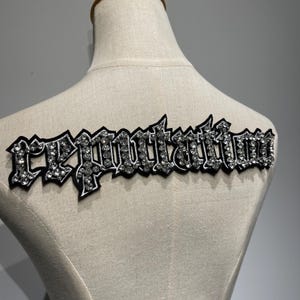 Gold Sequin Snake Patch - Reputation Inspired- Rhinestone Snake ...