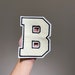 Large B Letter Sew on Patches for Clothes or Jackets and T - Etsy