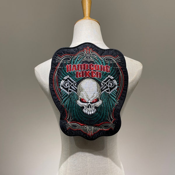 Embroidered Skull - Etsy