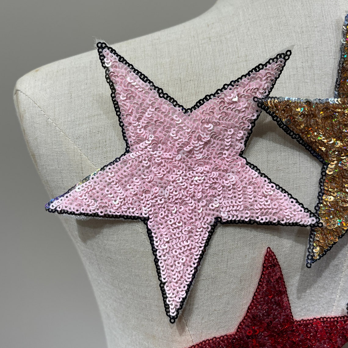Taylor Sequins Star Iron-on Patch - Sparkling Embellishment for DIY ...