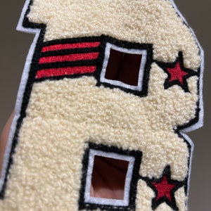 Letter B Embroidered Patch With Star Army Design Sew on Patches for ...