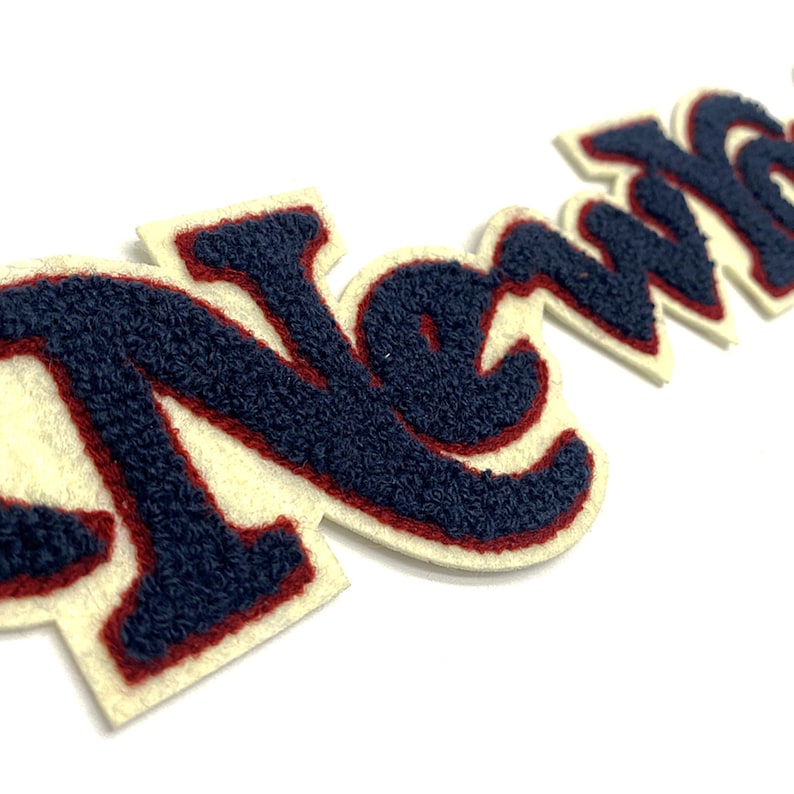 Large New York Chenille Patch for Jacket Back Appliqué - Etsy