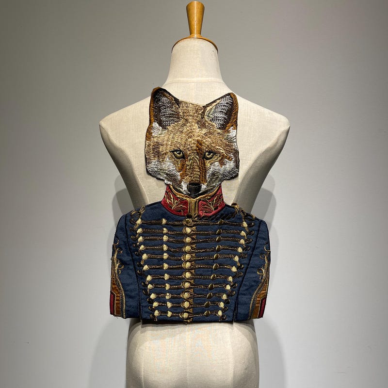 Embroidered Fox Patches - Etsy