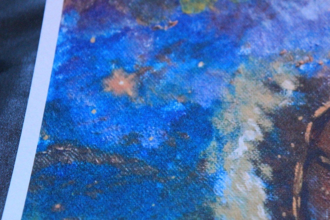 Nebula Galaxy- Oil Paint Print- Fine Arts Print - Etsy
