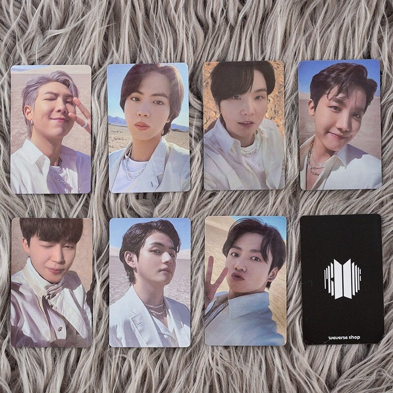 BTS Proof POB Photocards, V Jimin Suga JungKook J-Hope Jin RM Photo Cards, Bangtan Boys Photo ...