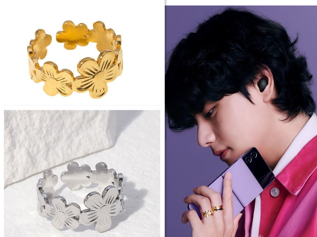 BTS V's Same Style Blumen Ring BTS Merch Kpop Schmuck - Etsy.de
