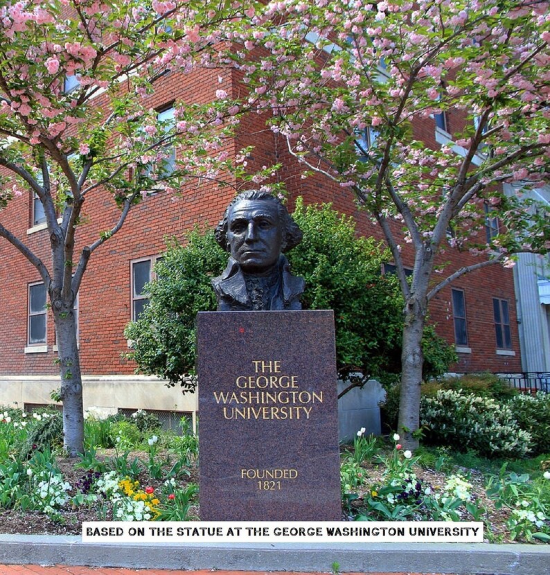 George Washington Founding Father Bust Sculpture Statue - Etsy George Washington Founding Father Bust Sculpture Statue - Etsy