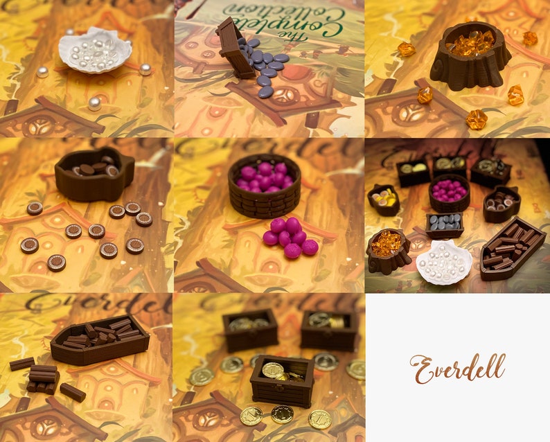 10 Piece Everdell Components Upgrade Kit Resource Containers - Etsy
