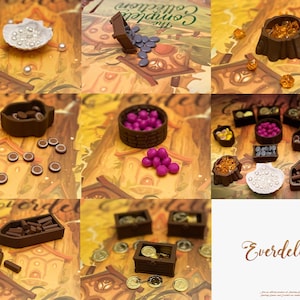 10 Piece Everdell Components Upgrade Kit Resource Containers and ...