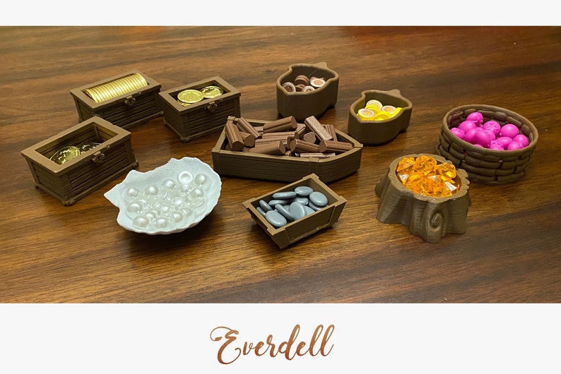 10 Piece Everdell Components Upgrade Kit Resource Containers - Etsy